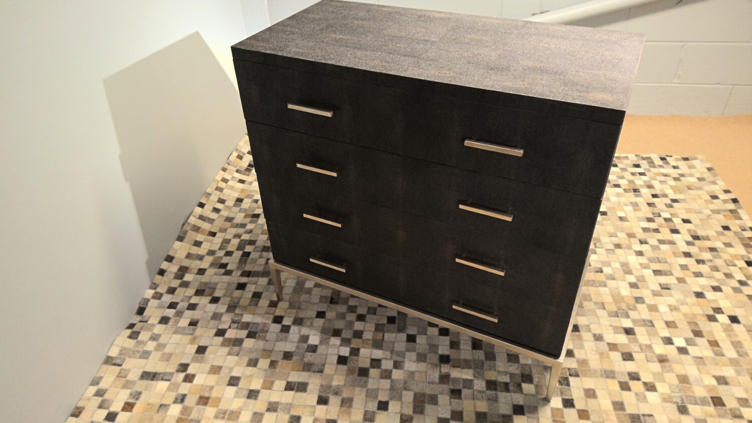 Large Grey Chest Of Drawers With 4 Drawers Very Heavy And Very Solid ...