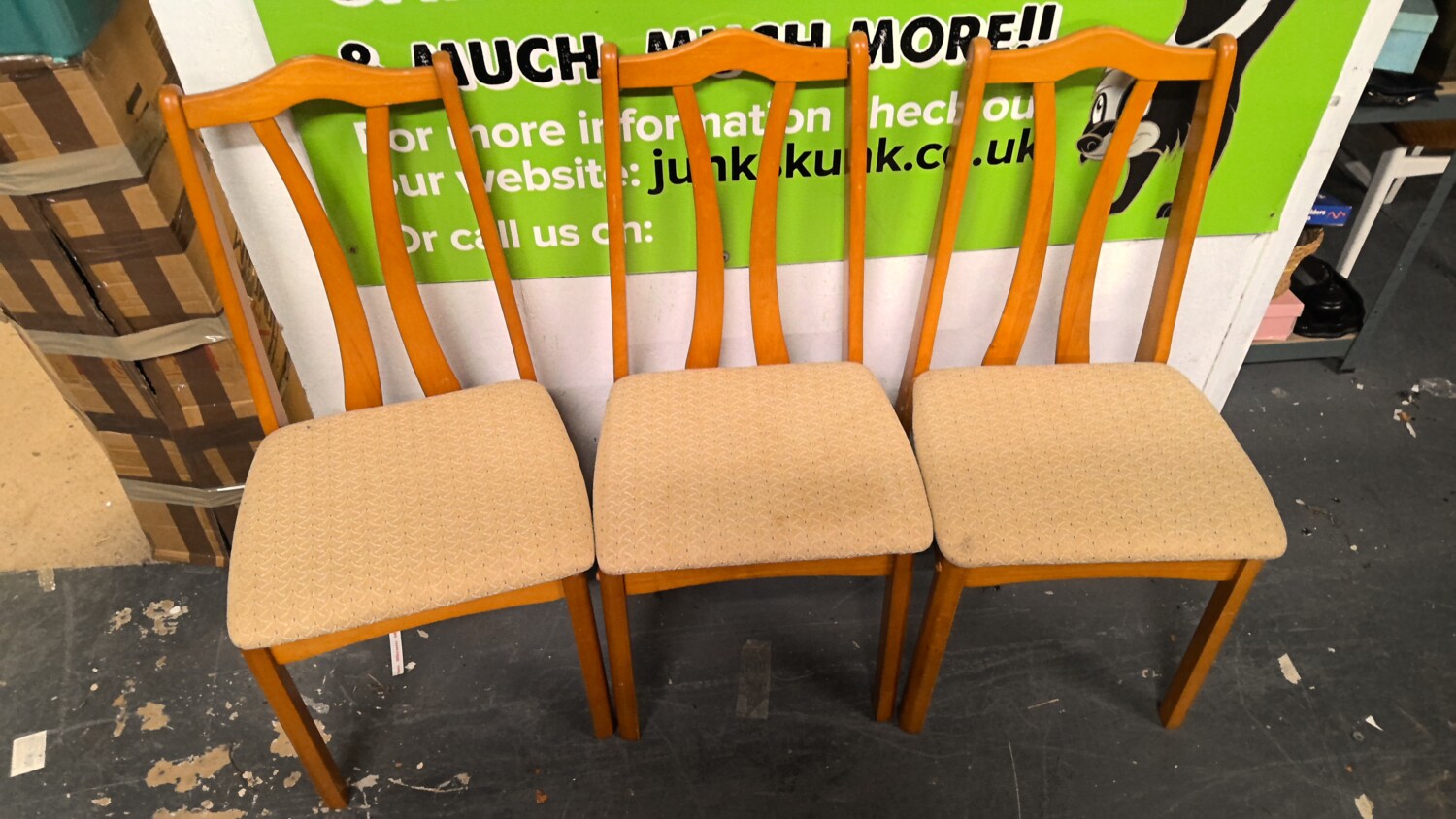 set of 3 dining chairs » Junk Skunk